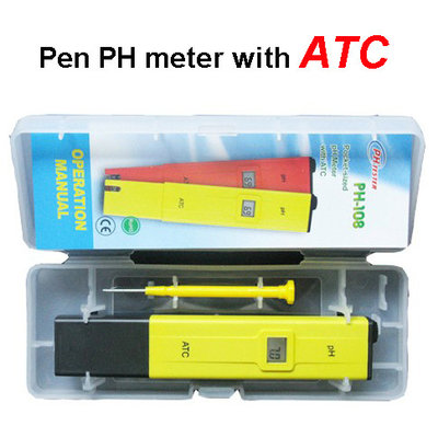 China PH-108 PH-009II portable Pen PH tester meter with ATC supplier